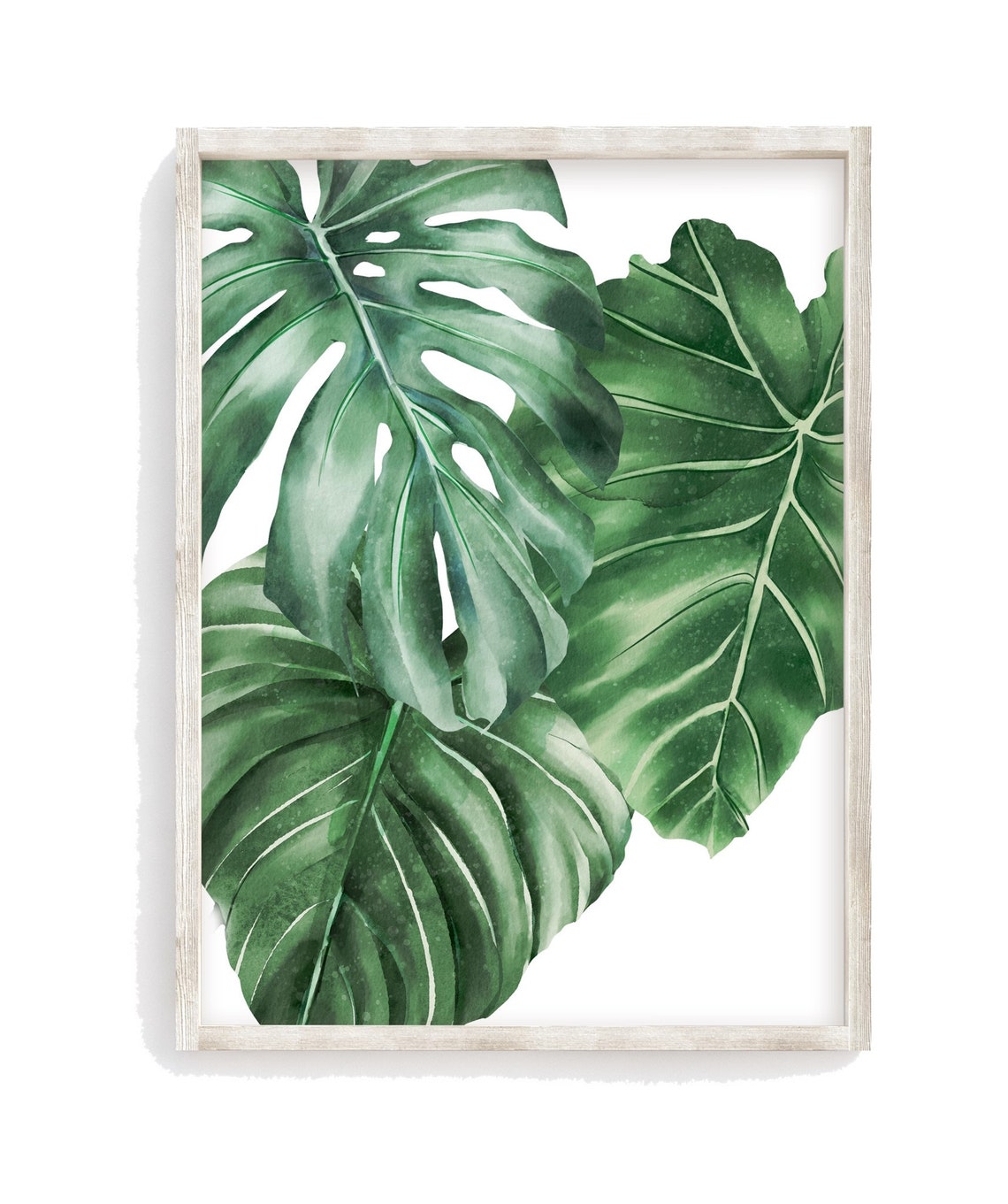 Instant Download Tropical Monstera Leaf Botanical Home Decor - Etsy