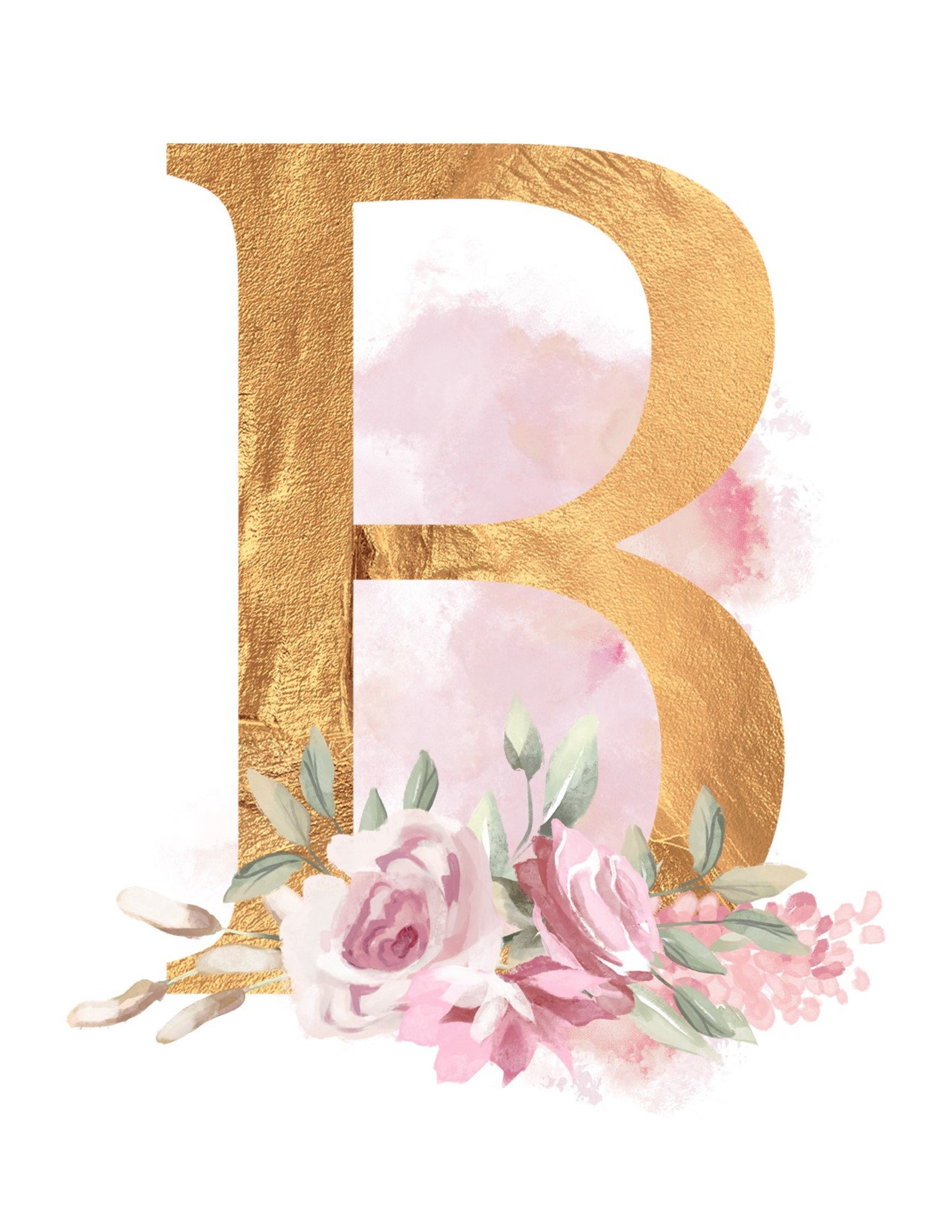 Personalized Monogram Princess Nursery Décor Set of 4 Unframed | Etsy