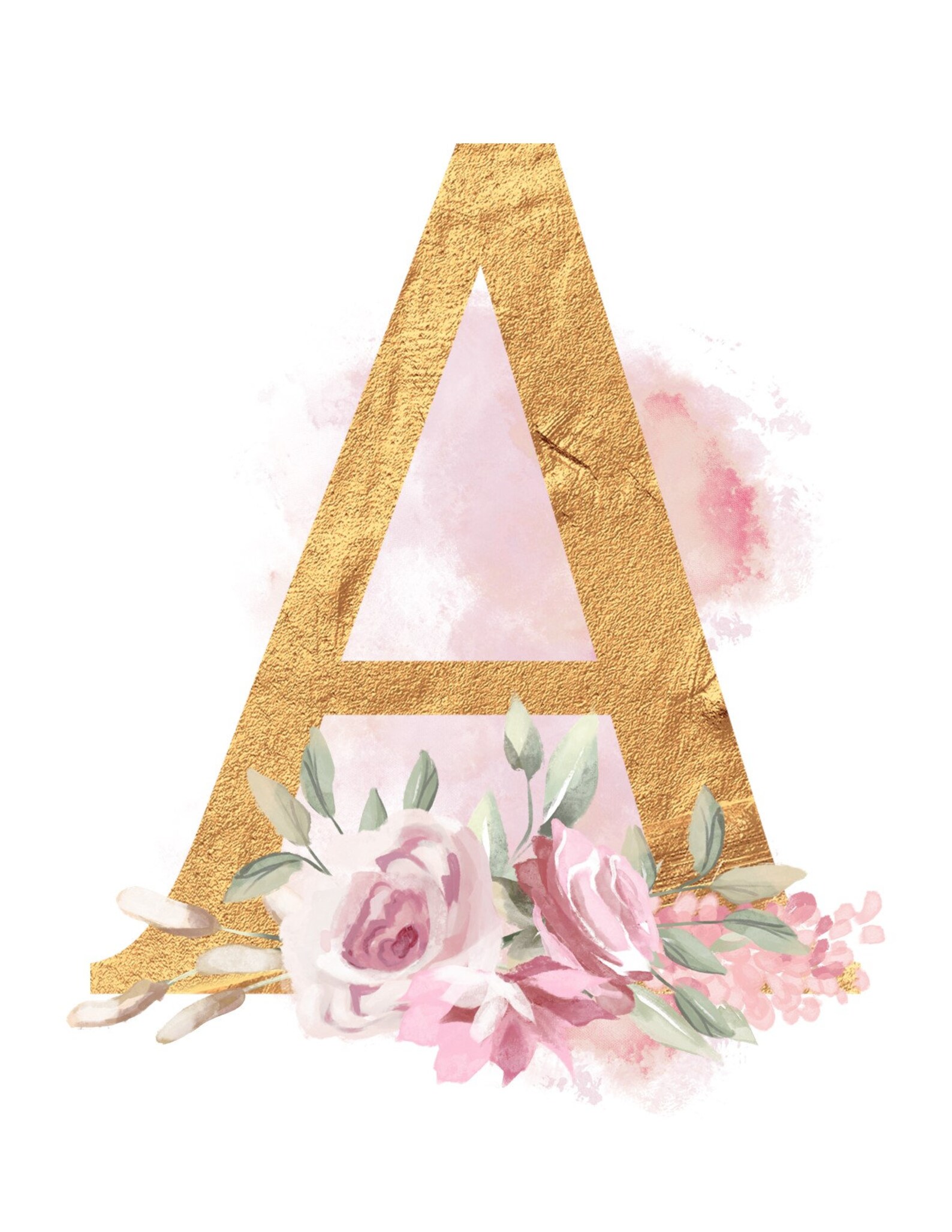 Personalized Monogram Princess Nursery Décor Set of 4 Unframed | Etsy