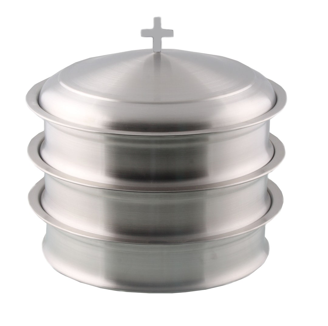 Communion Ware 3 Holy Wine Serving Tray With Cover & 120 Cups - Etsy