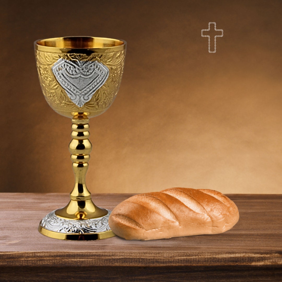 Vintage Brass Goblet Chalice Antique Wine Cup Royal King Goblet Wine ...