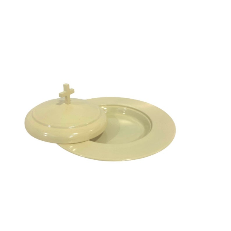 Communion Sacrament Holy Serving Bread Plate With Lid - Etsy