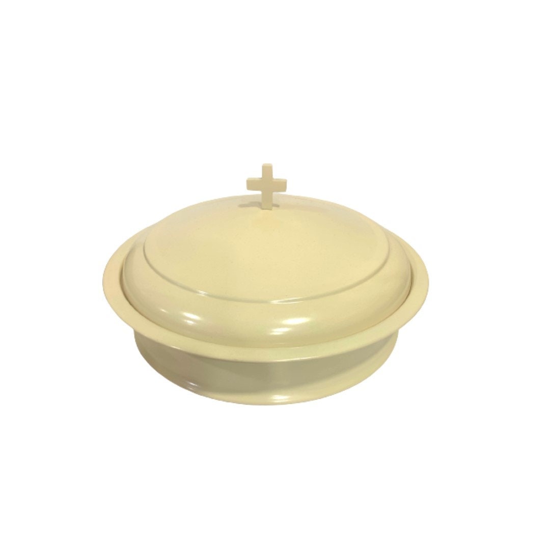 Holy Communion Tray With Lid for Serving Wine Stainless Steel Cream ...