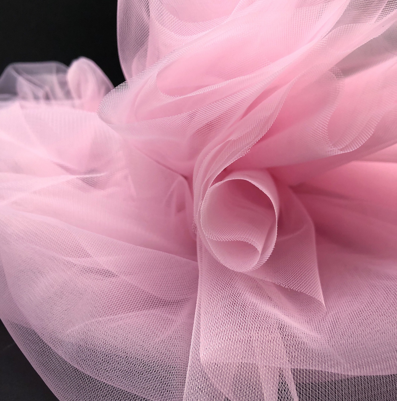 Tul rosa suave extra ancho 3.15 m 124 in tejido de tul | Etsy
