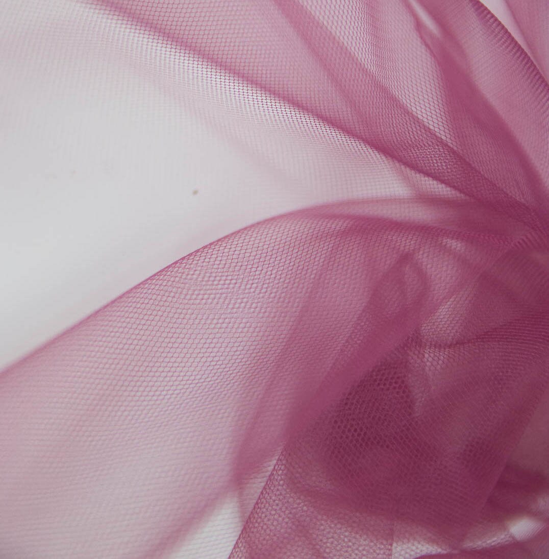 Red Plum soft tulle Extra wide 3.15 m 124 in Stretch Tulle | Etsy