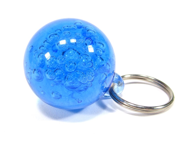 Large NEON Ball Keychain Lights at Blacklight Blue Yellow Pink - Etsy