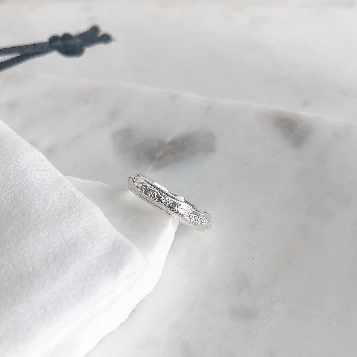 Vintage Embossed Sterling Silver Ring - Etsy Vintage Embossed Sterling Silver Ring - Etsy