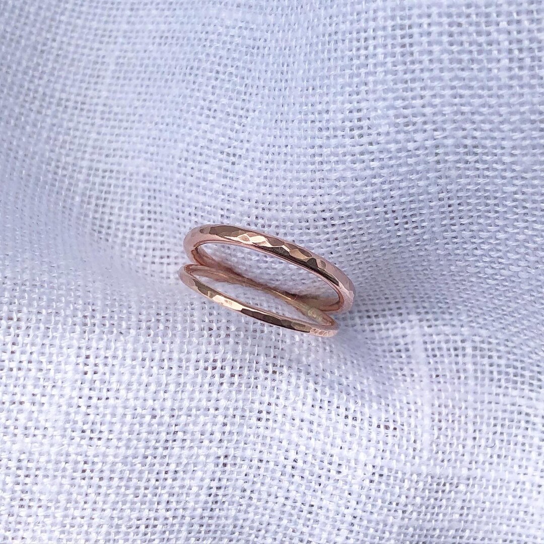 Handmade 14k Gold Filled Stacking Rings, Dainty Ring Set - Etsy