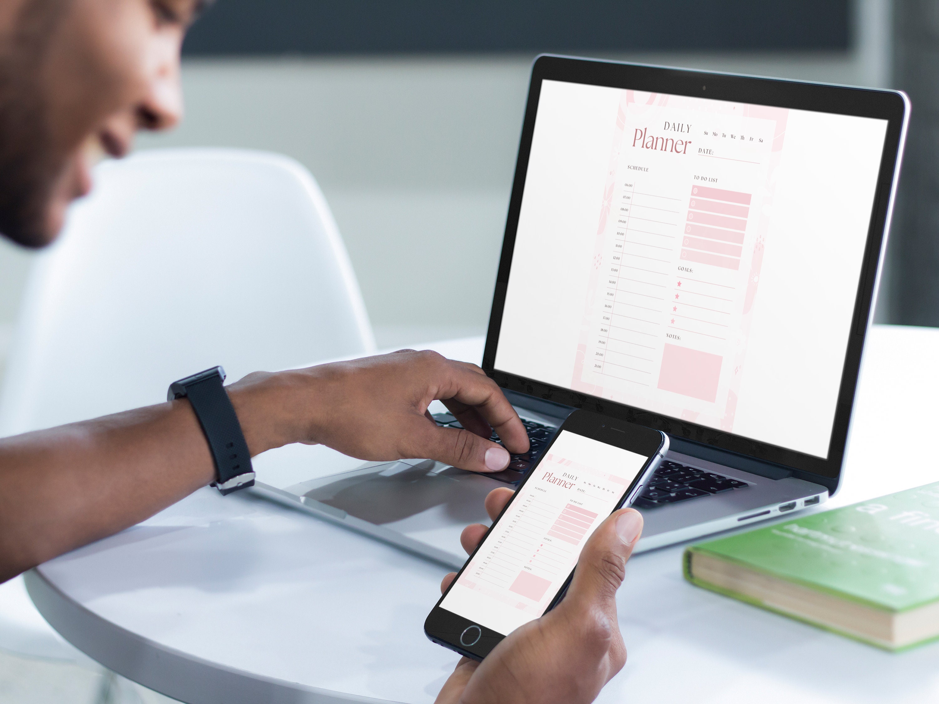 Daily Digital Planner 2022, 2023 With Time Stamps. Printable Pdf. - Etsy