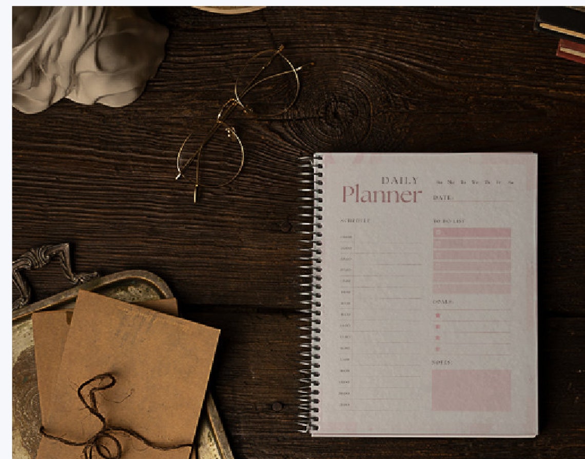 Daily Digital Planner 2022, 2023 With Time Stamps. Printable Pdf. - Etsy