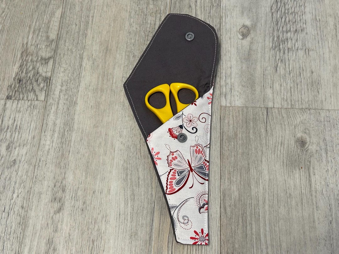 Scissors Bag Scissors Case Bag Scissors Butler Children Butterfly Grey ...