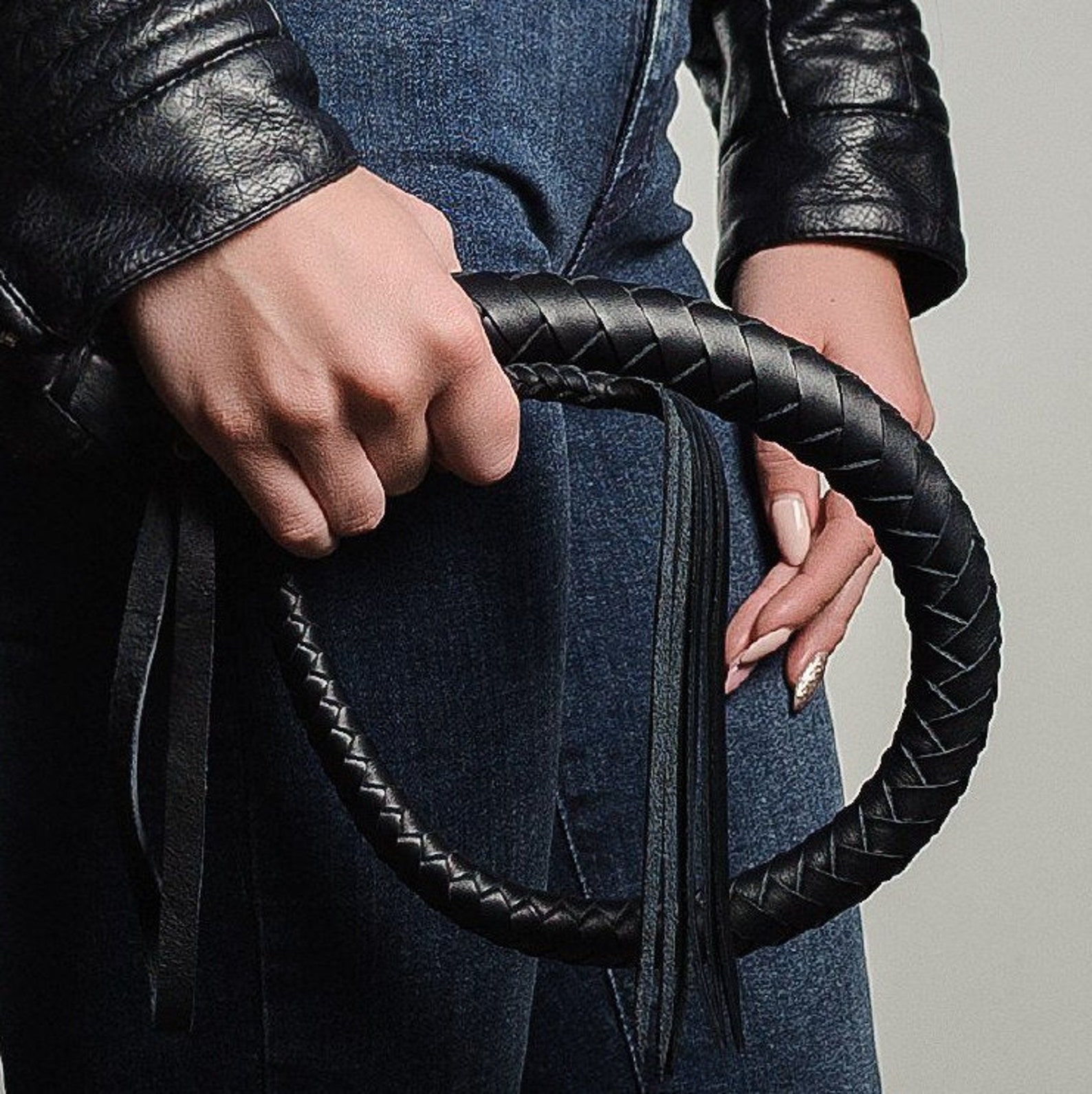 Bdsm Leather Single Tail Whip Snake Whip Leather Bullwhip - Etsy