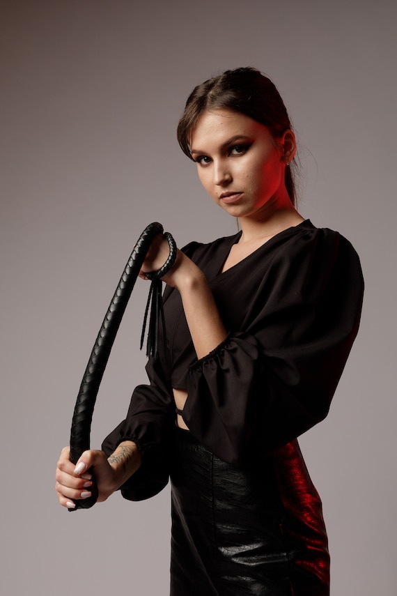 Bdsm Leather Single Tail Whip Snake Whip Leather Bullwhip - Etsy