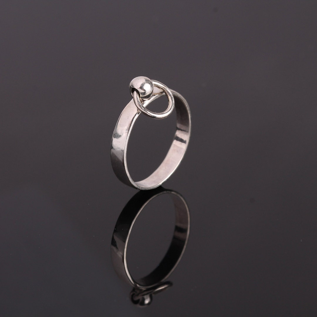 BDSM Silver Ring o, Bdsm Ring, Bdsm Jewelry, Triskelion Ring, BDSM Gift ...