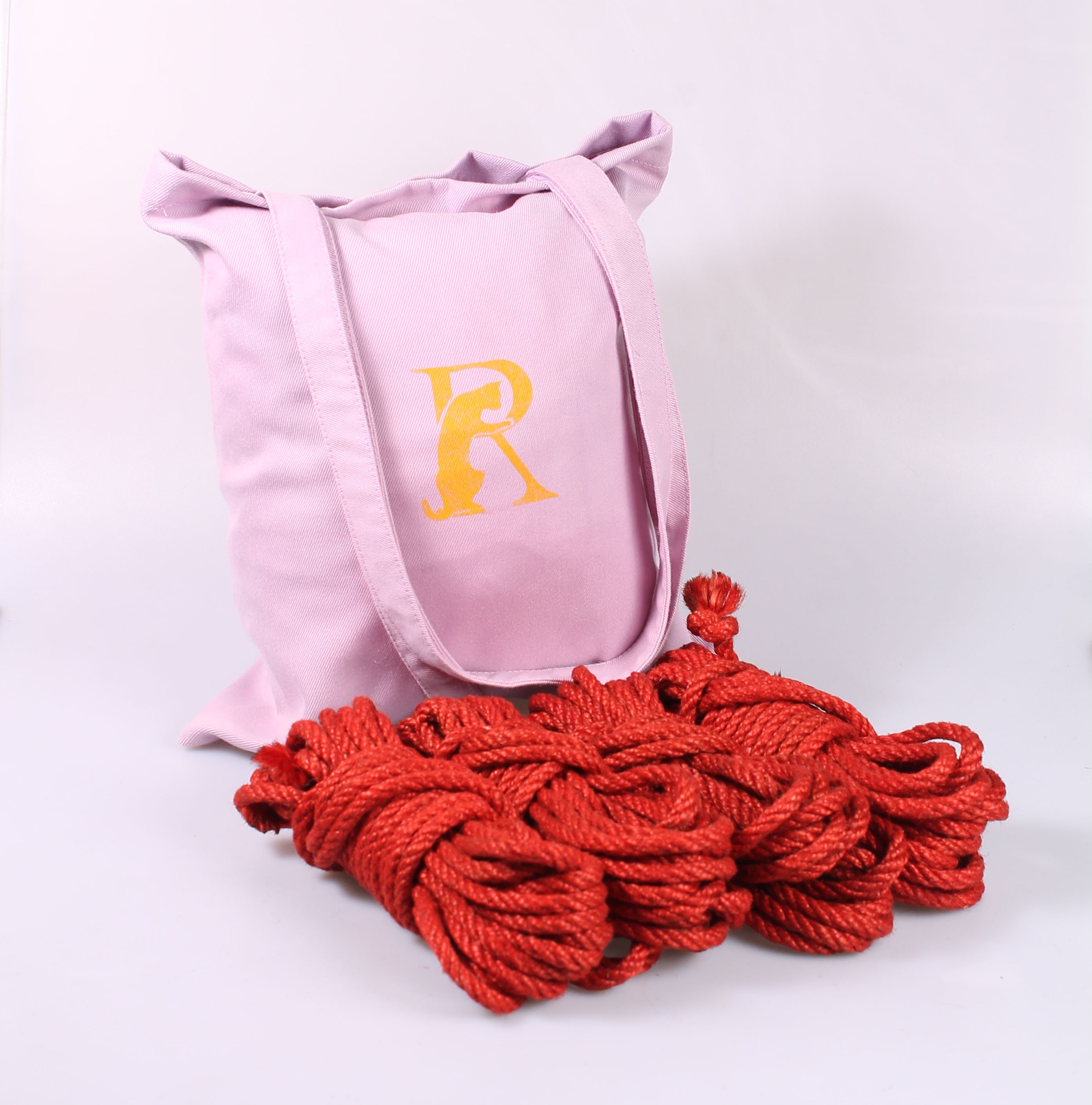 BDSM shibari red rope kit 4x26ft 6mm shibari Jute rope for | Etsy