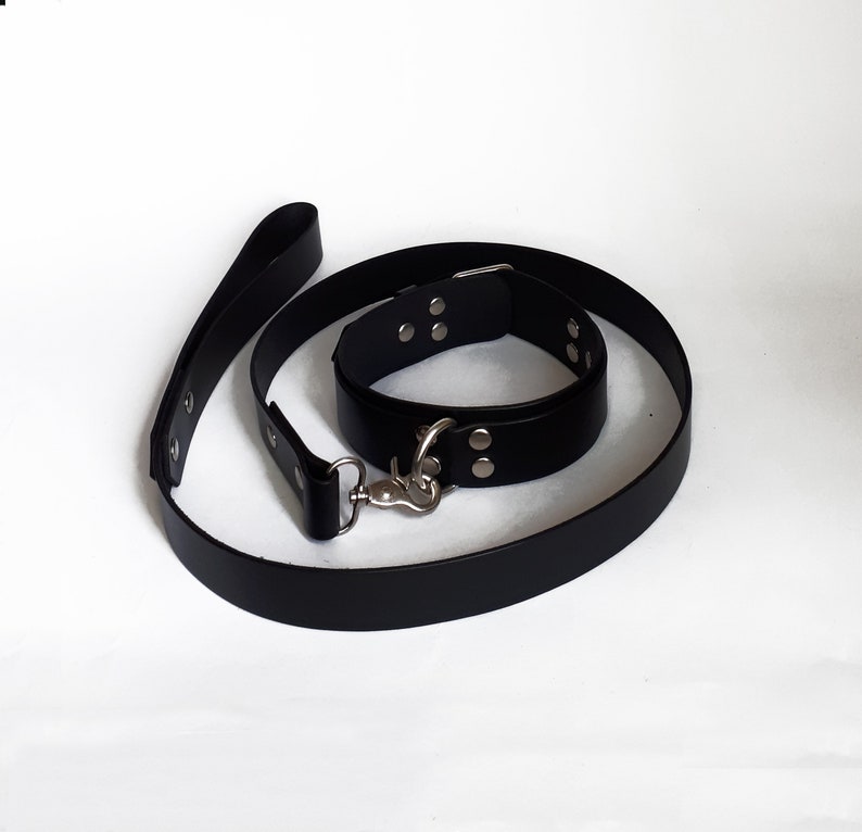 BDSM Leather Leash Leather Dog Leash Submissive Leash Bdsm - Etsy