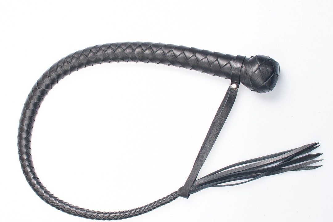 Bdsm Leather Single Tail Whip, Snake Whip, Leather Bullwhip, Signal ...
