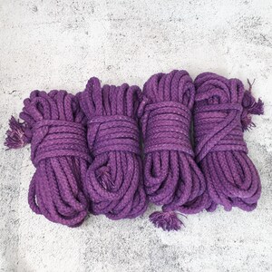 BDSM Bondage Cotton Rope 6mm, Soft Bondage, Woman Bondage - Etsy
