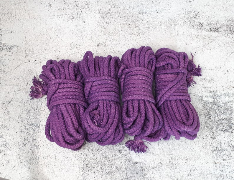 BDSM Bondage Cotton Rope 6mm Soft Bondage Woman Bondage - Etsy