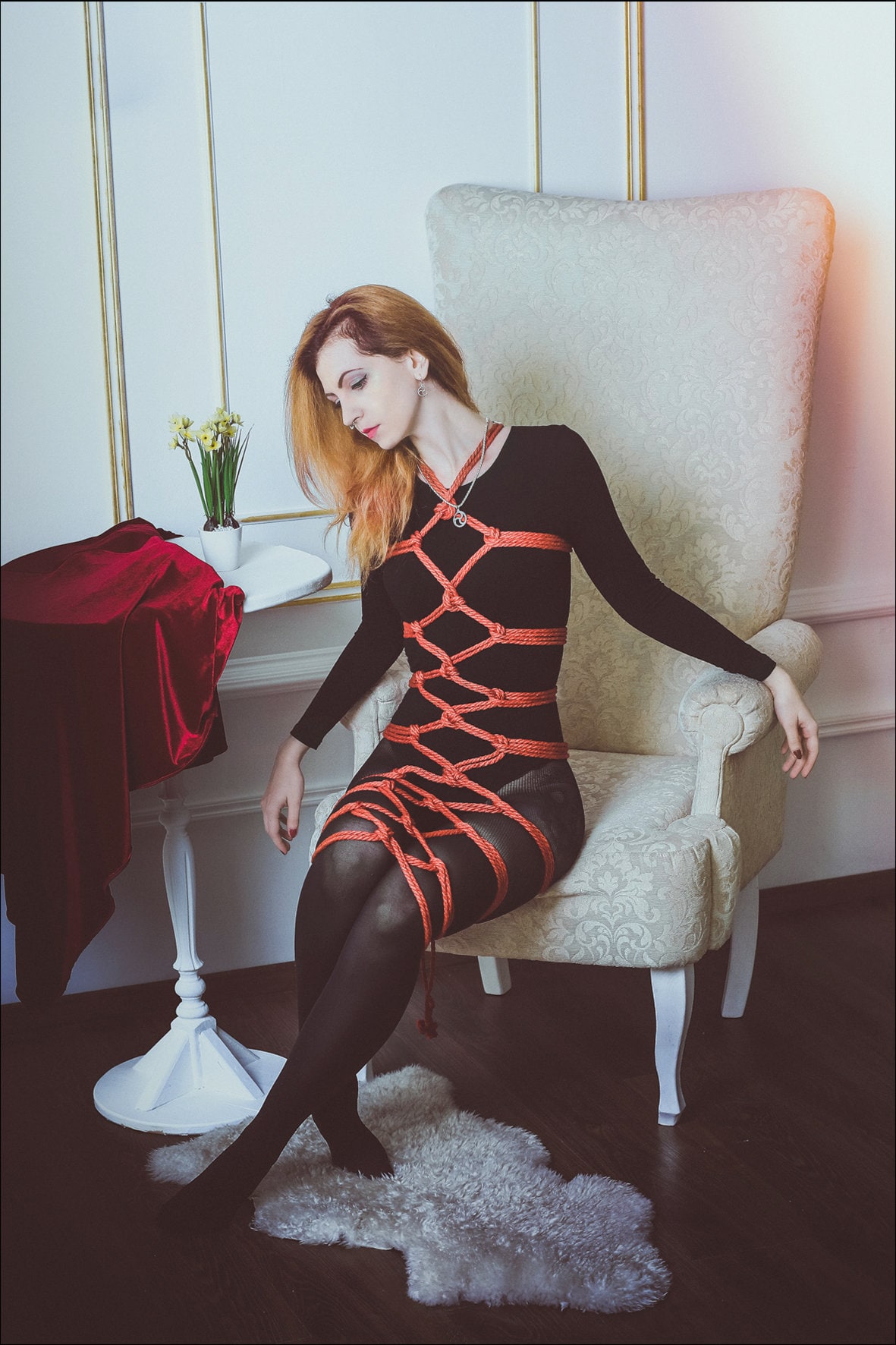 BDSM Shibari Red Rope Kit 4x26ft 6mm Shibari Jute Rope for - Etsy