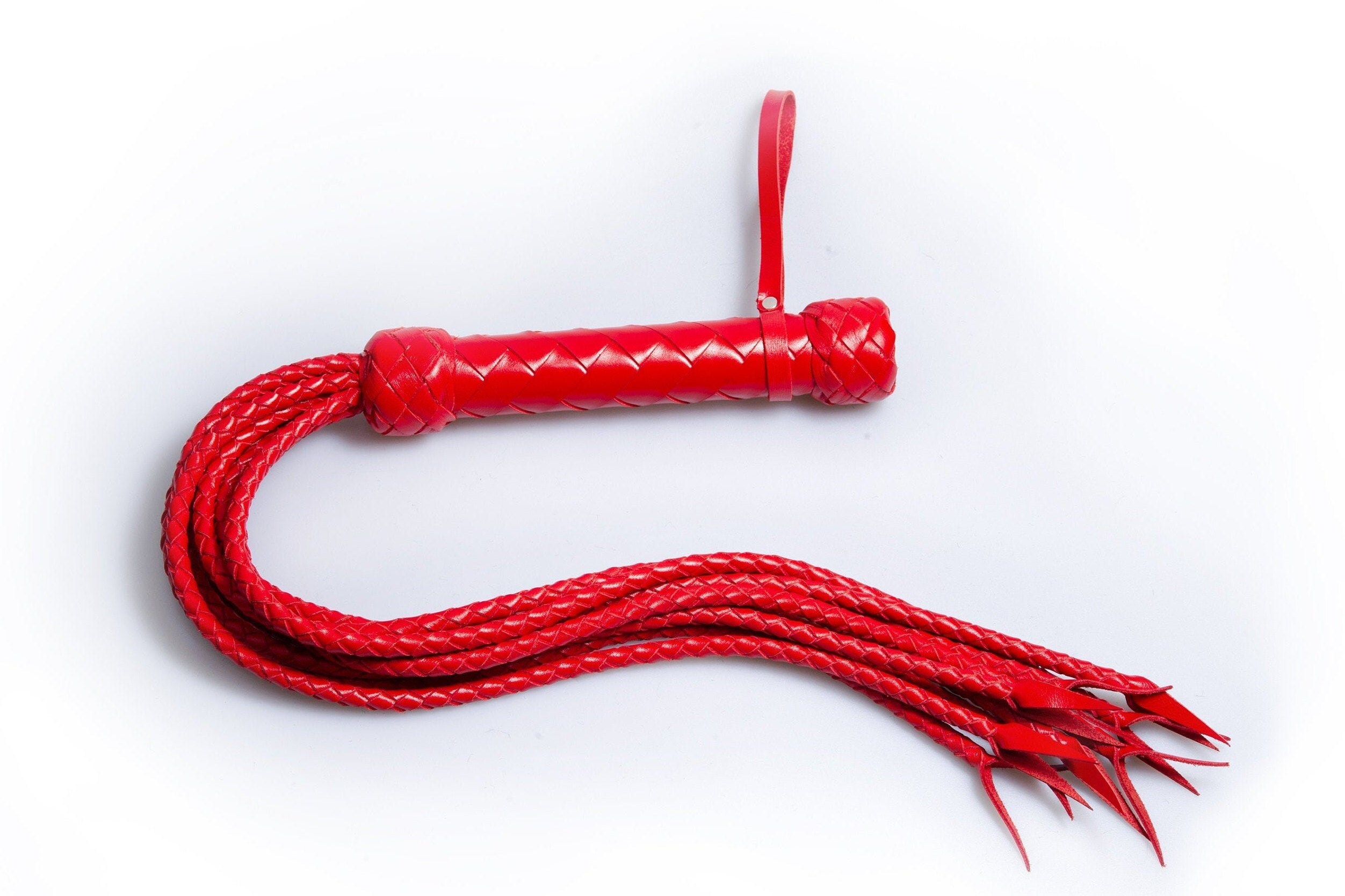 Cat of 9 tails Leather Cat Flogger Whip BDSM leather flogger | Etsy