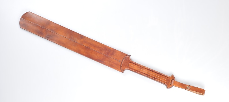 Leather Tawse or spanking strap can be used as bdsm leather | Etsy