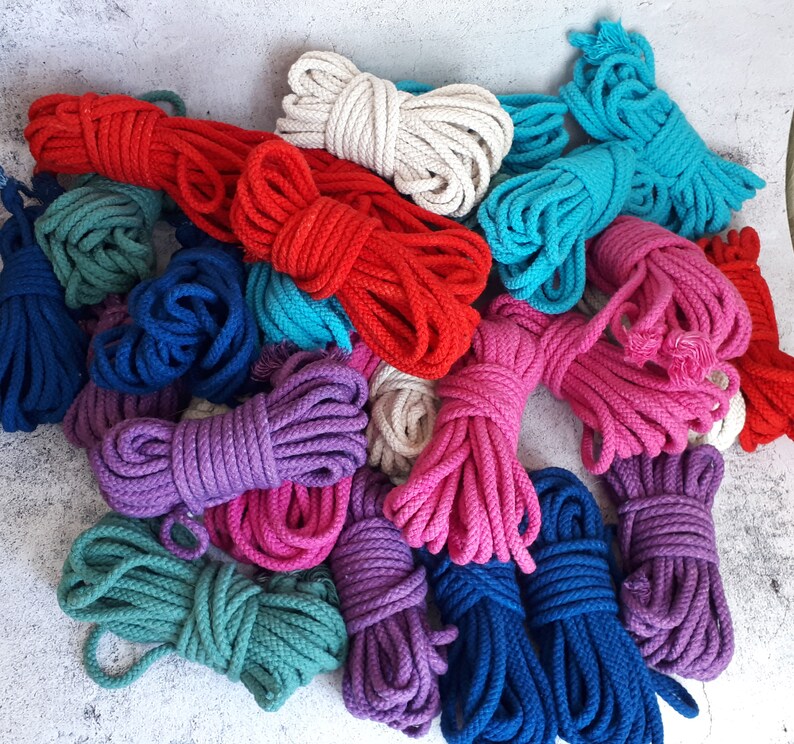 BDSM Bondage Cotton Rope 6mm Soft Bondage Woman Bondage - Etsy