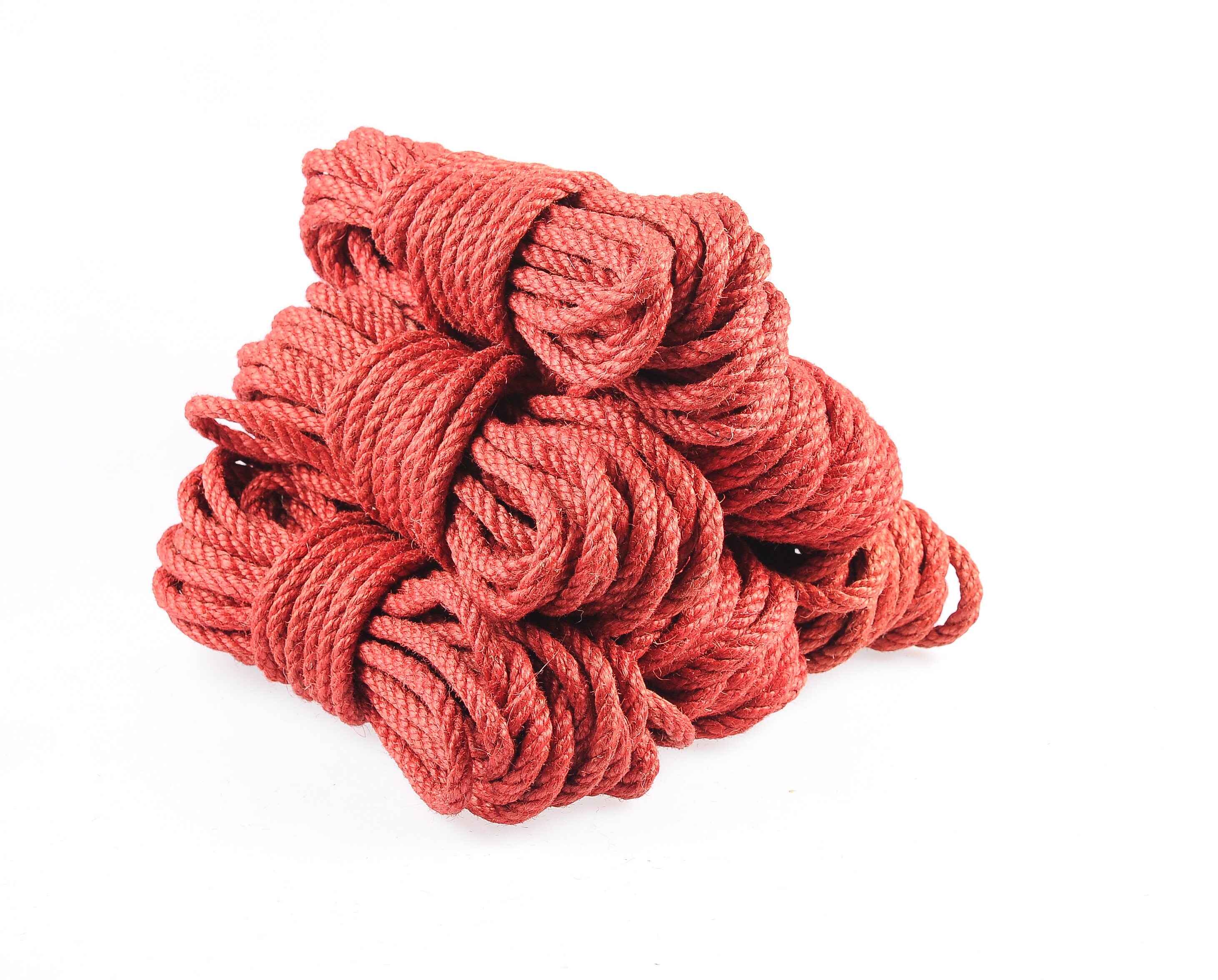 BDSM Shibari Red Rope Kit 4x26ft 6mm Shibari Jute Rope for - Etsy
