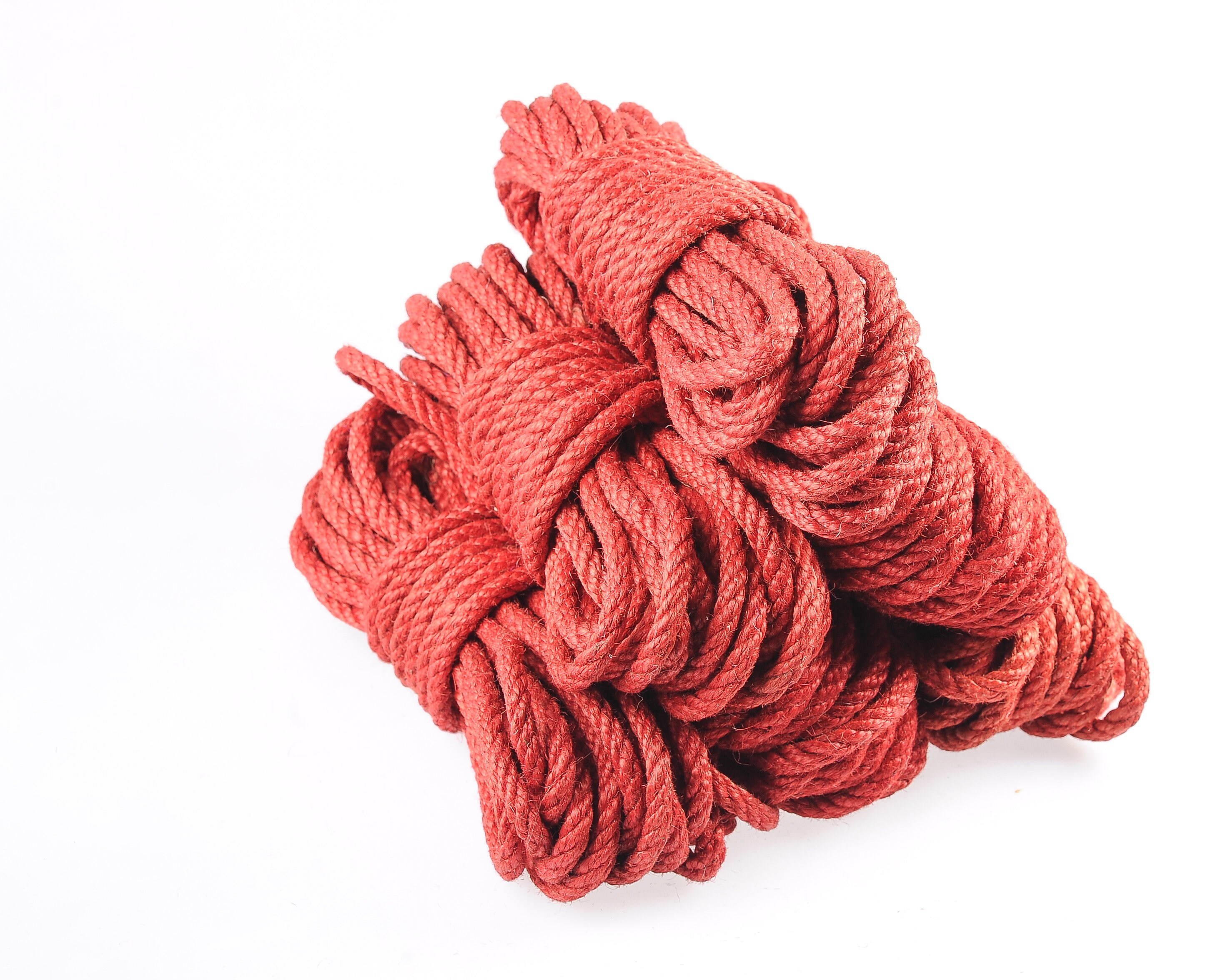 BDSM Shibari Red Rope Kit 4x26ft 6mm Shibari Jute Rope for - Etsy