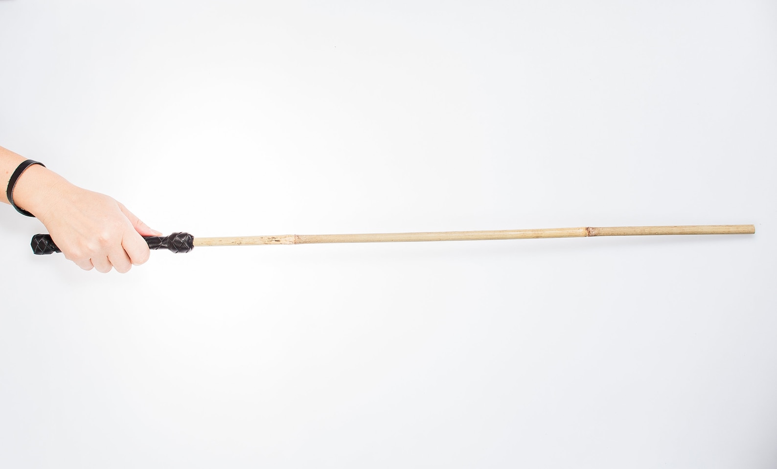 BDSM cane Bamboo and leather penstorage bag | Etsy