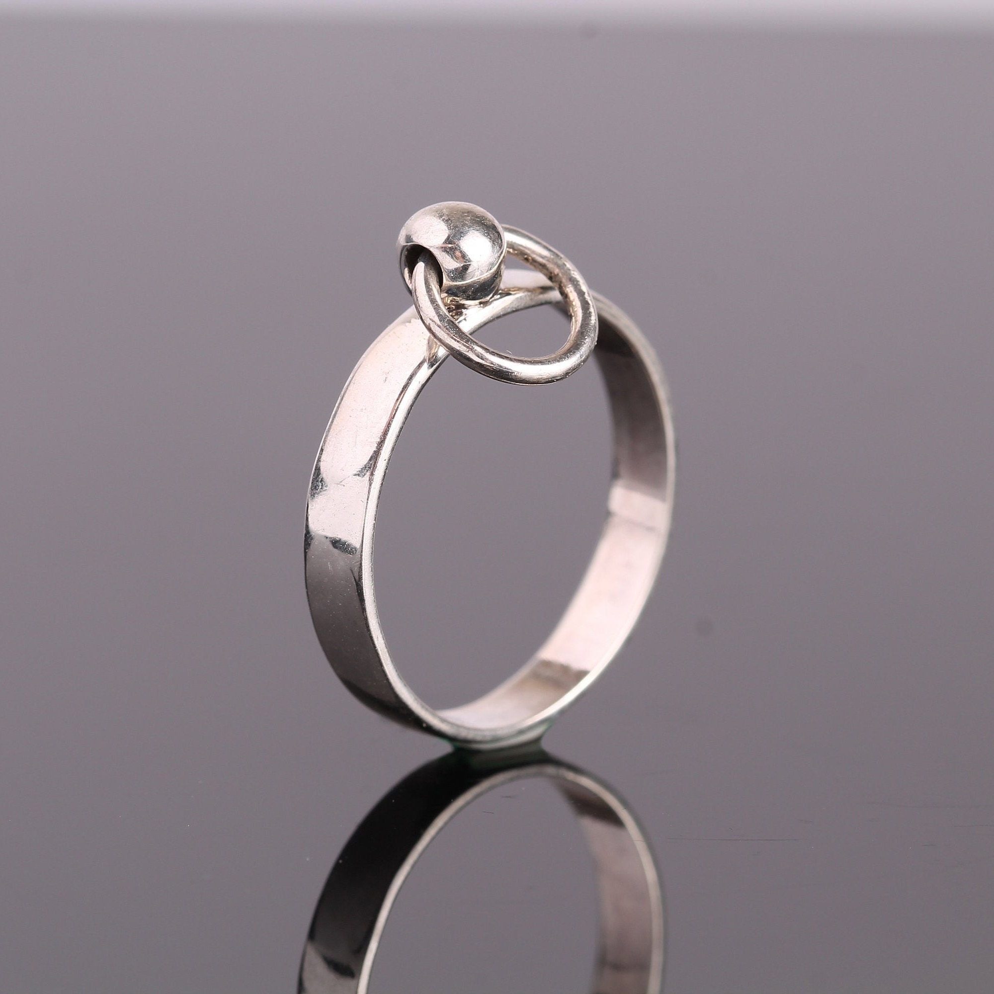 BDSM Silver ring O bdsm ring bdsm jewelry | Etsy