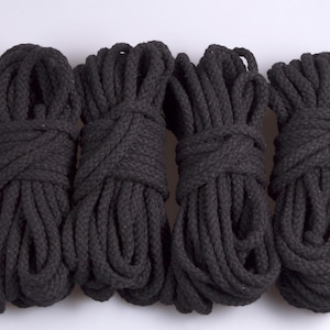 BDSM Bondage Cotton Rope 6mm, Soft Bondage, Woman Bondage - Etsy