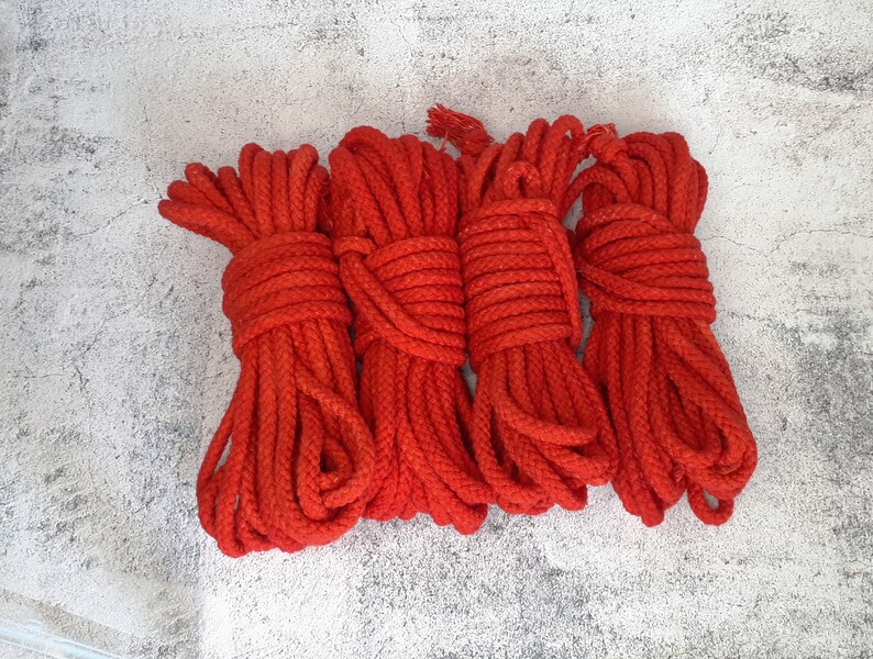 BDSM Bondage Cotton Rope 6mm Soft Bondage Woman Bondage - Etsy