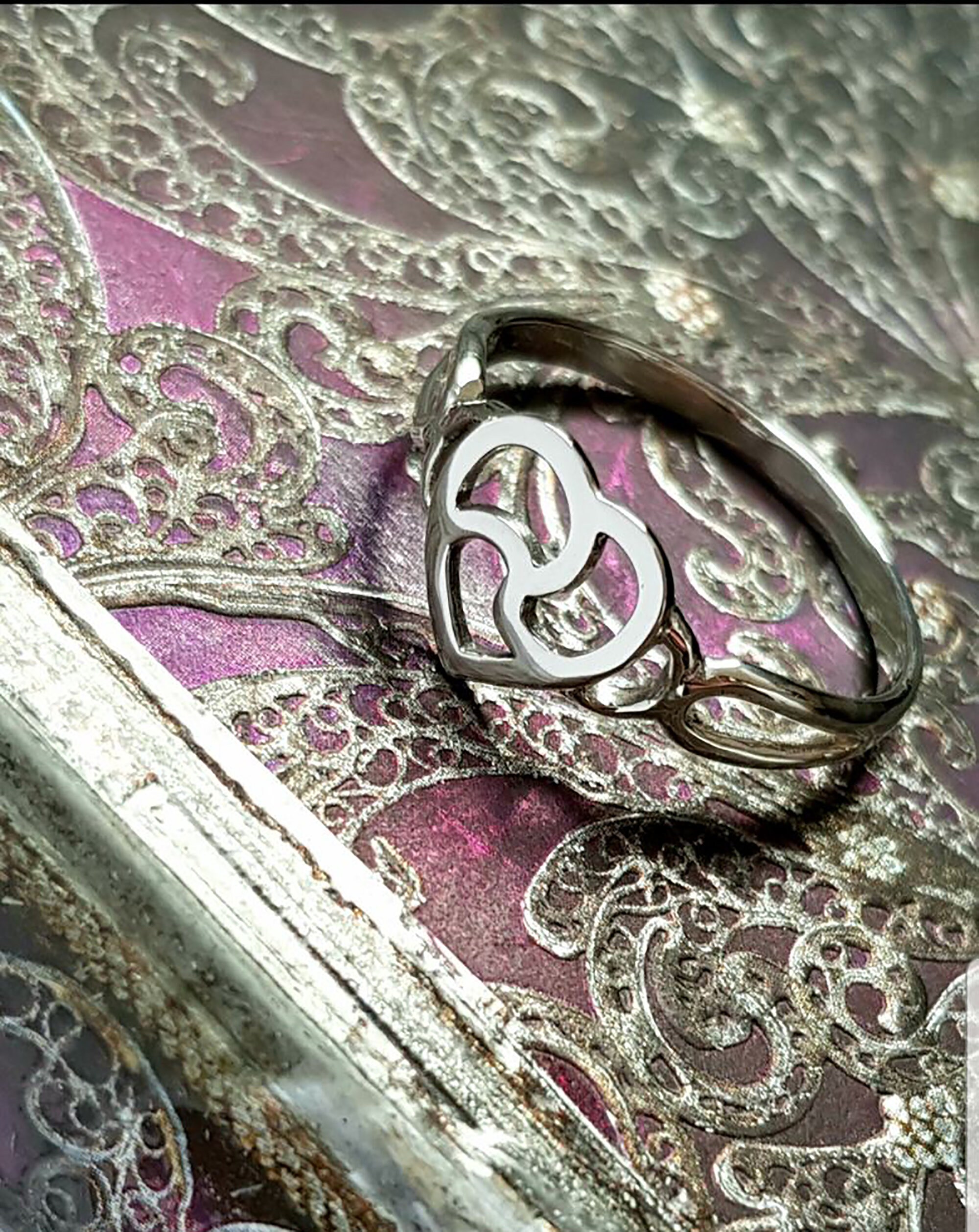 BDSM Ring Silver Jewelry Set / Kit Bdsm Ring for Woman Bdsm - Etsy