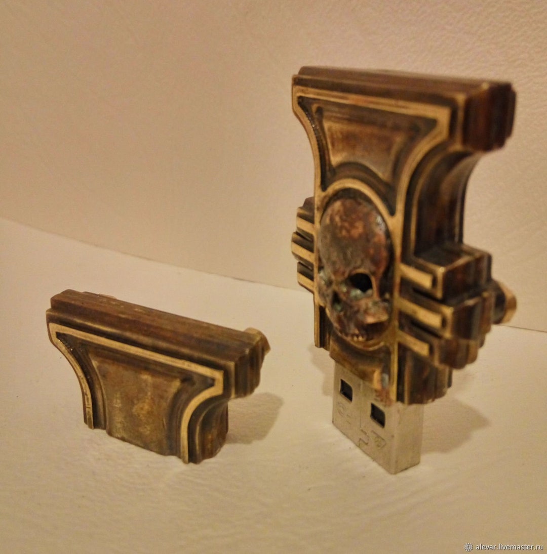 Steampunk insignia USB Flash Drive, 32GB, Inspired by Warhammer 40K. - Etsy