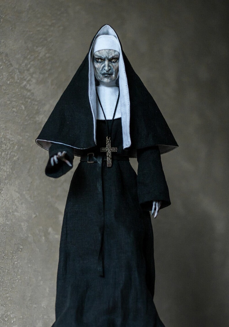 Valak the Nun Horror Movie Figure Demon Statute Horror Doll Creepy Doll ...