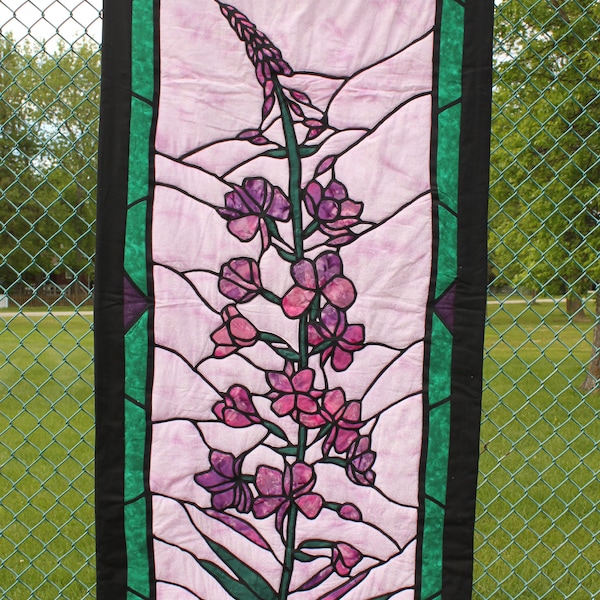 Stained Glass Fireweed - Etsy