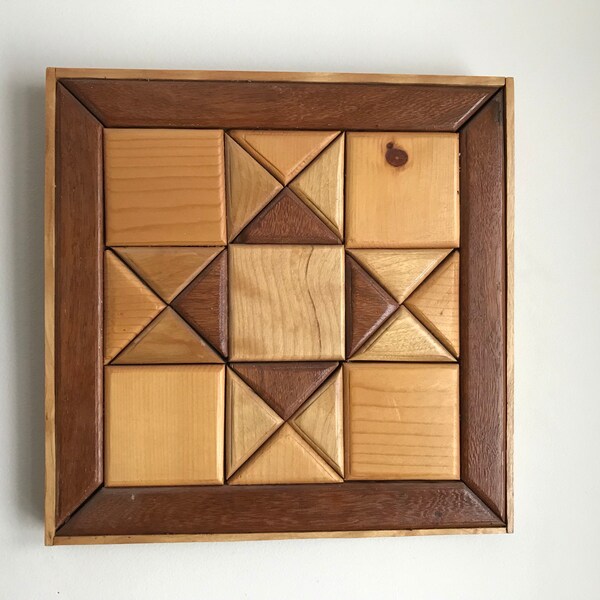 Wooden Quilt Block - Etsy