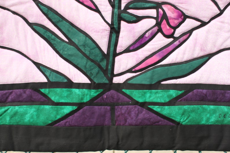 Fireweed Stained Glass Wall Hanging - Etsy
