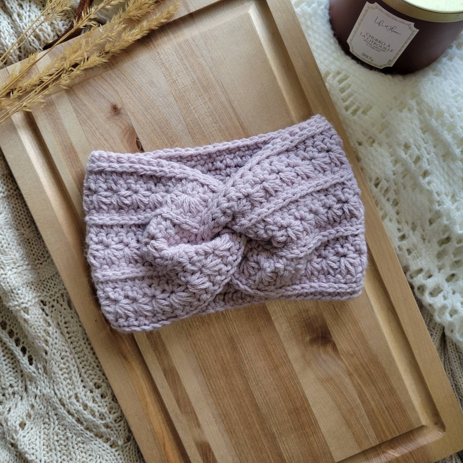 Easy Crochet Twisted Headband Pattern All Sizes Starry Ridge Etsy