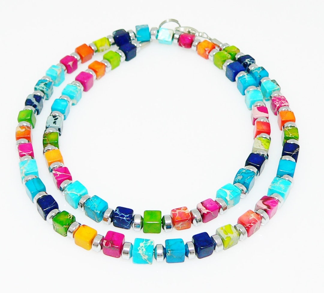 Necklace, Cube Chain, Necklace, Cube, Cube, Necklace, Gemstone ...