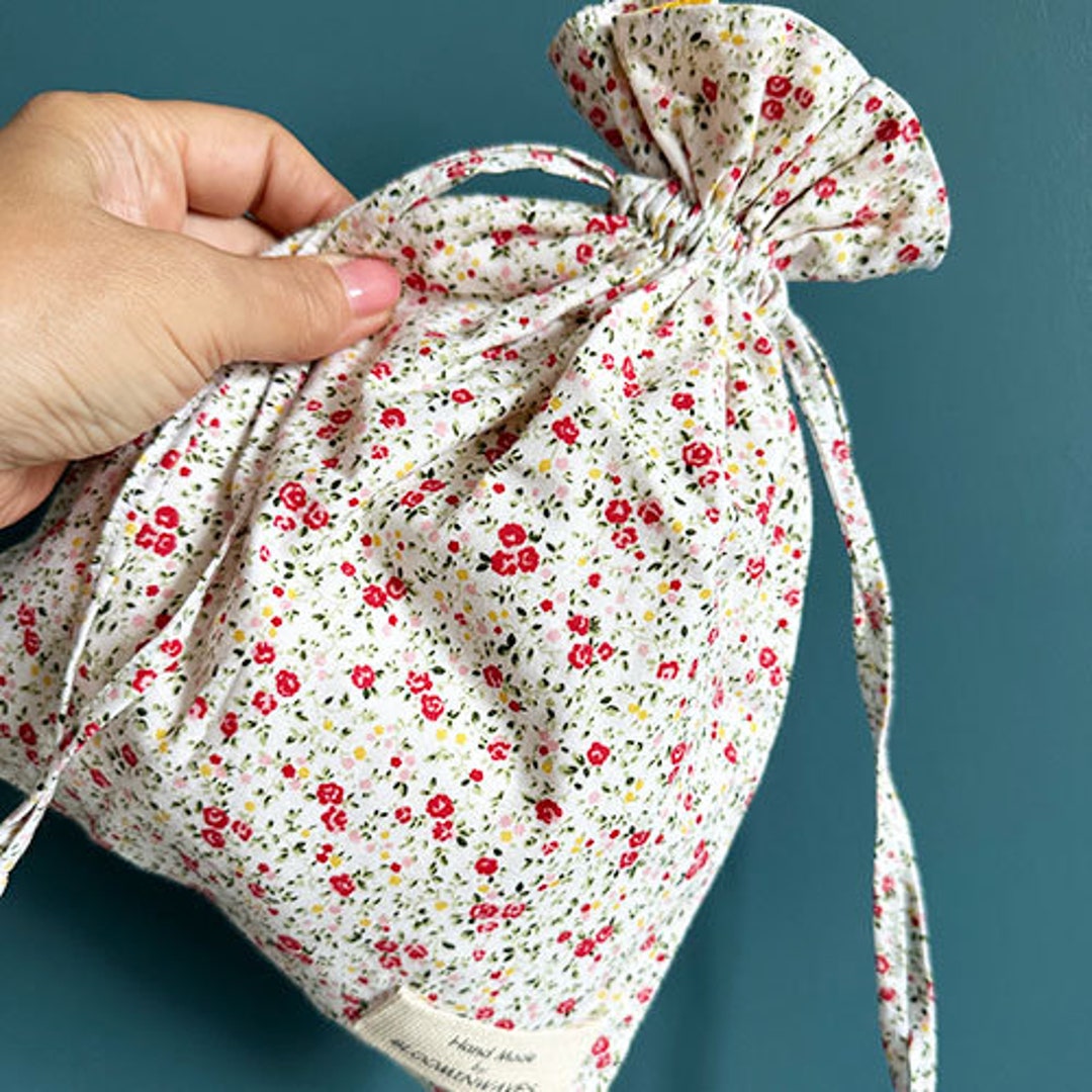 Reversable Cotton Fabric Pouch Small Size Gift Packaging - Etsy