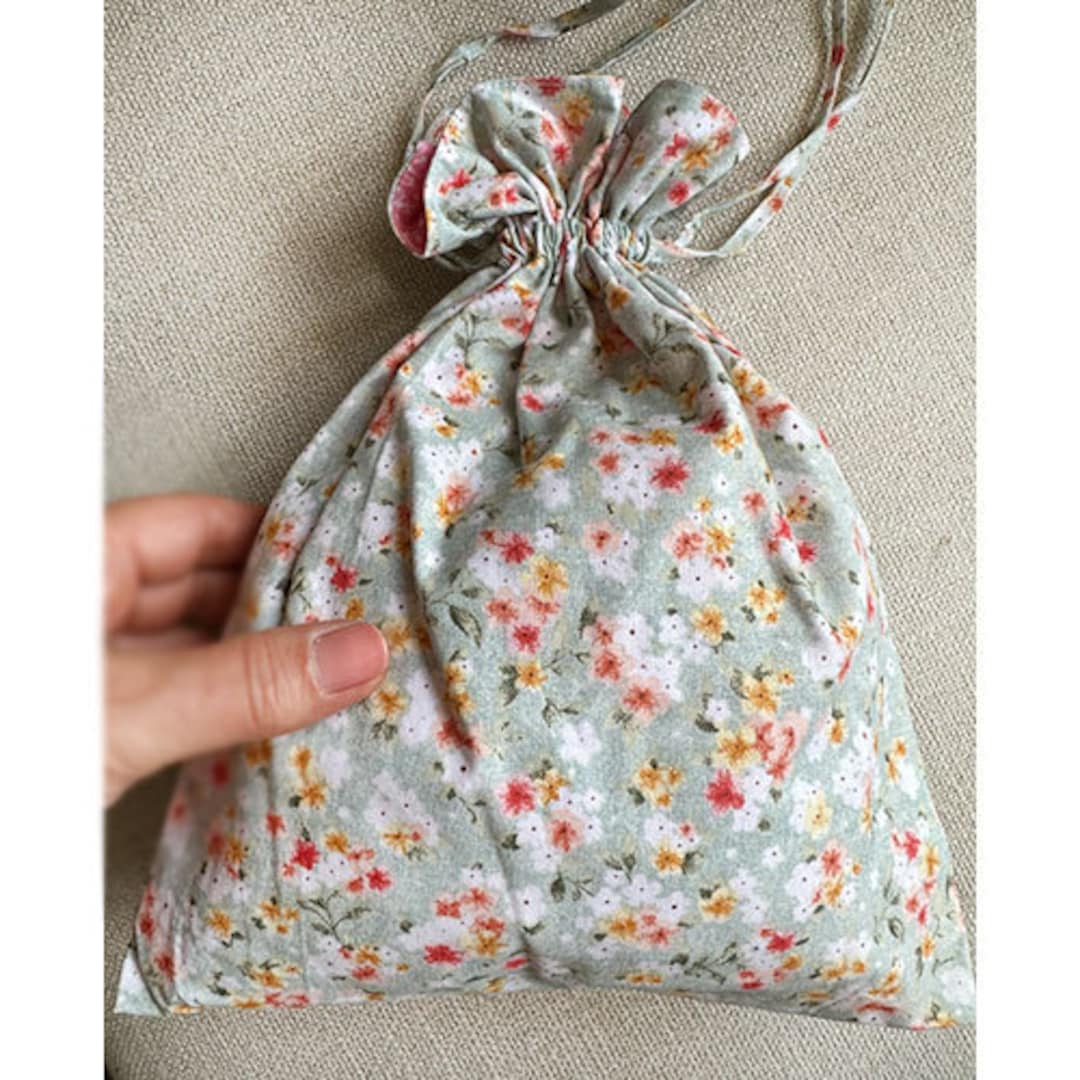 Reversable Cotton Fabric Pouch Small Size Gift Packaging - Etsy