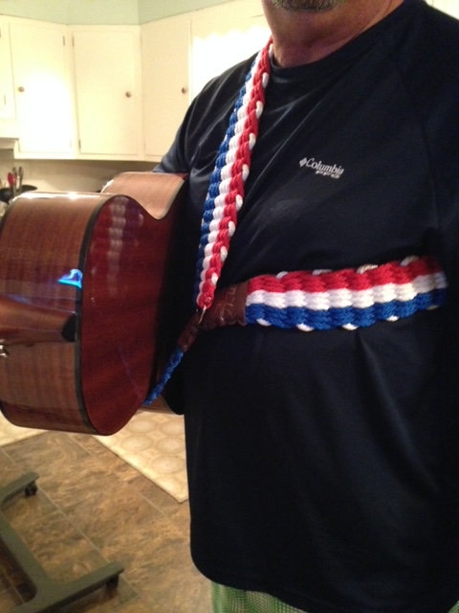 Willie Nelson Style Guitar Strap - Etsy