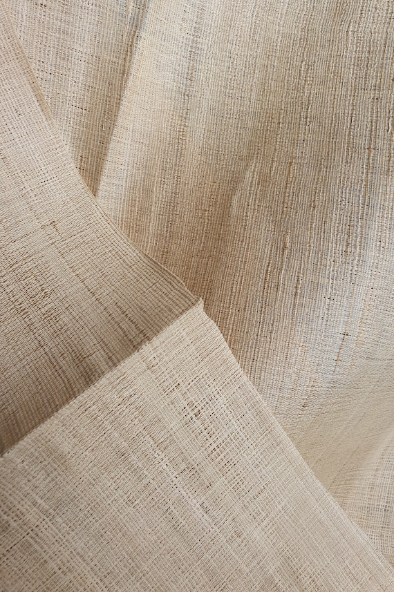 Tussar Silk Fabric Texture