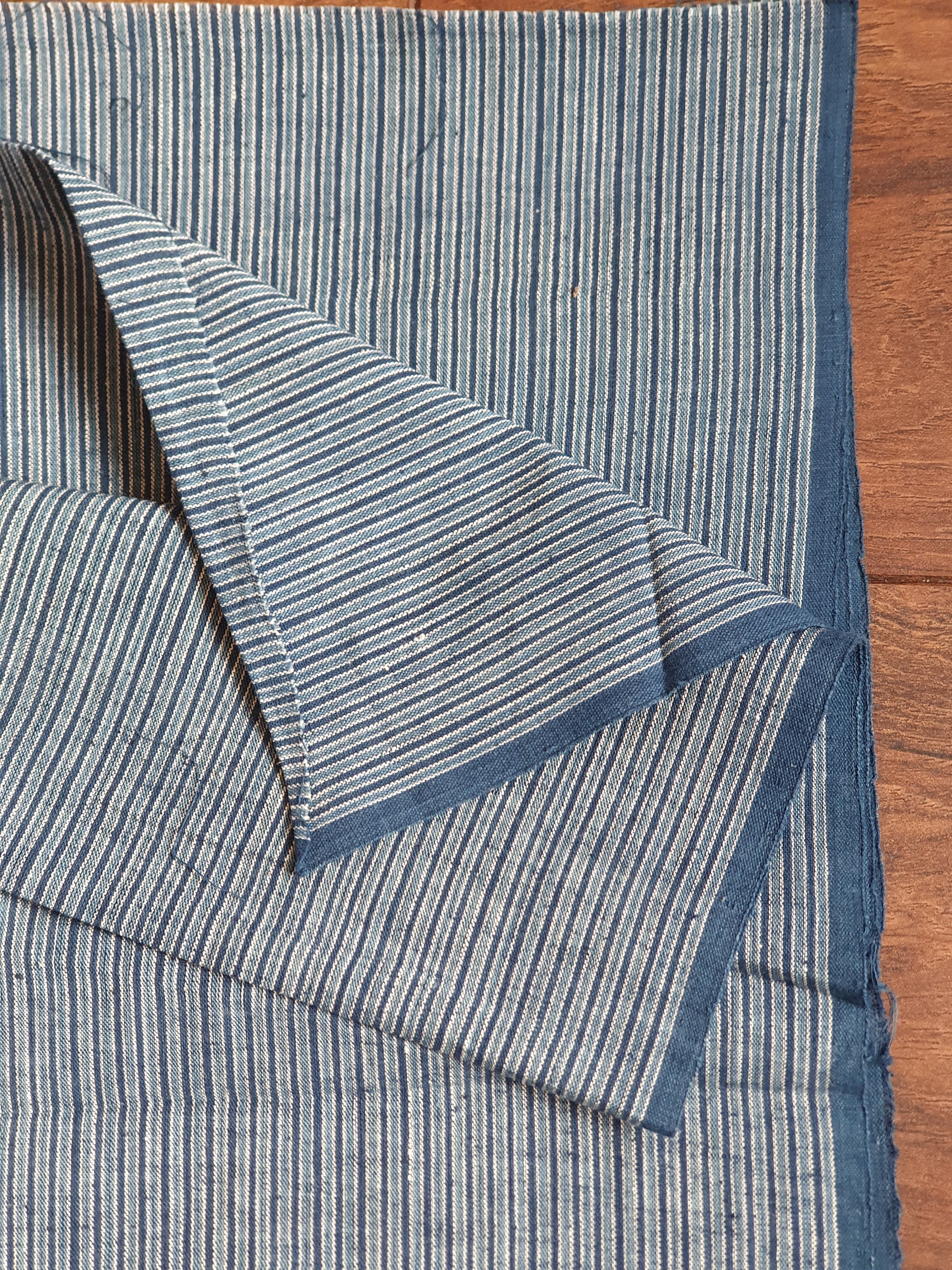 Light and Dark Indigo Stripes Natural Dyes - Etsy UK