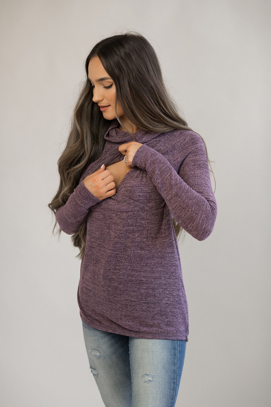 Nursing Sweater for Women Nursing Top for Breastfeeding Clothes Nursing ...
