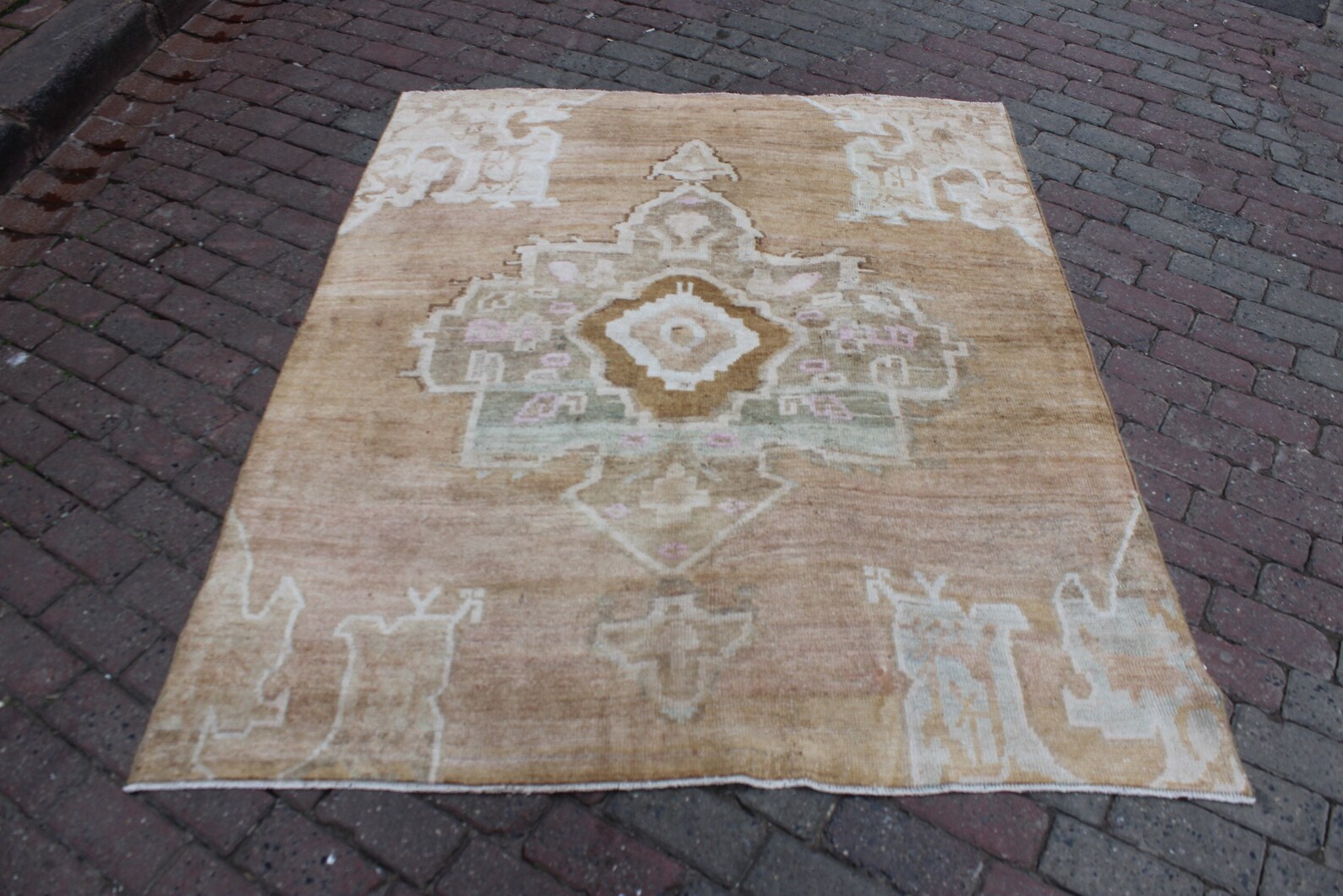 5x6 the Size is 49x6 Ft Which is 151x184 Cm.turkish, Handmade, Oushak ...