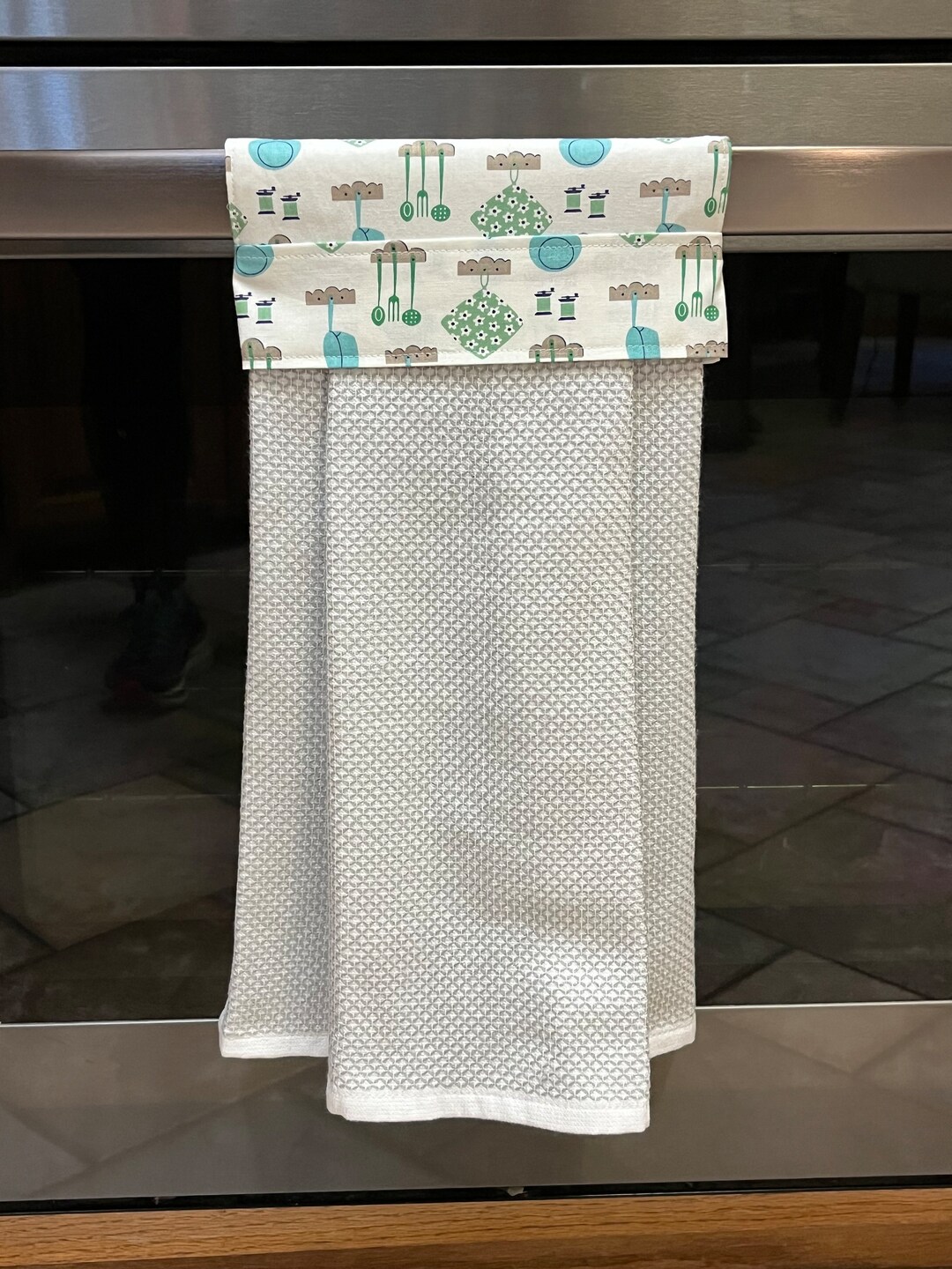 Kitchen Dinner Hanging Kitchen Towel, Oven Handle Hanging Kitchen Towel ...