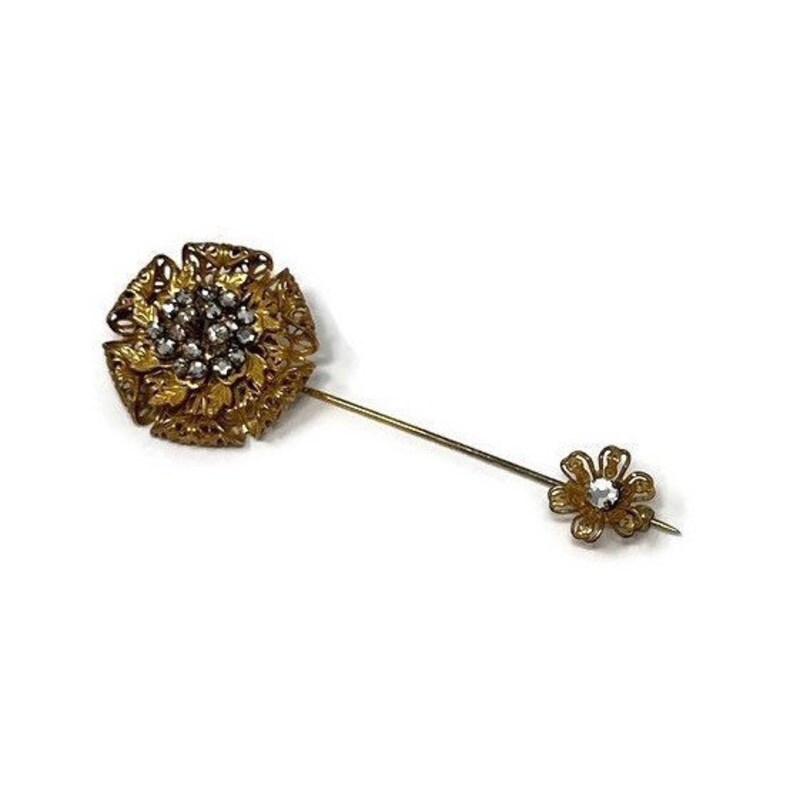 Rhinestone Stick Pin - Etsy